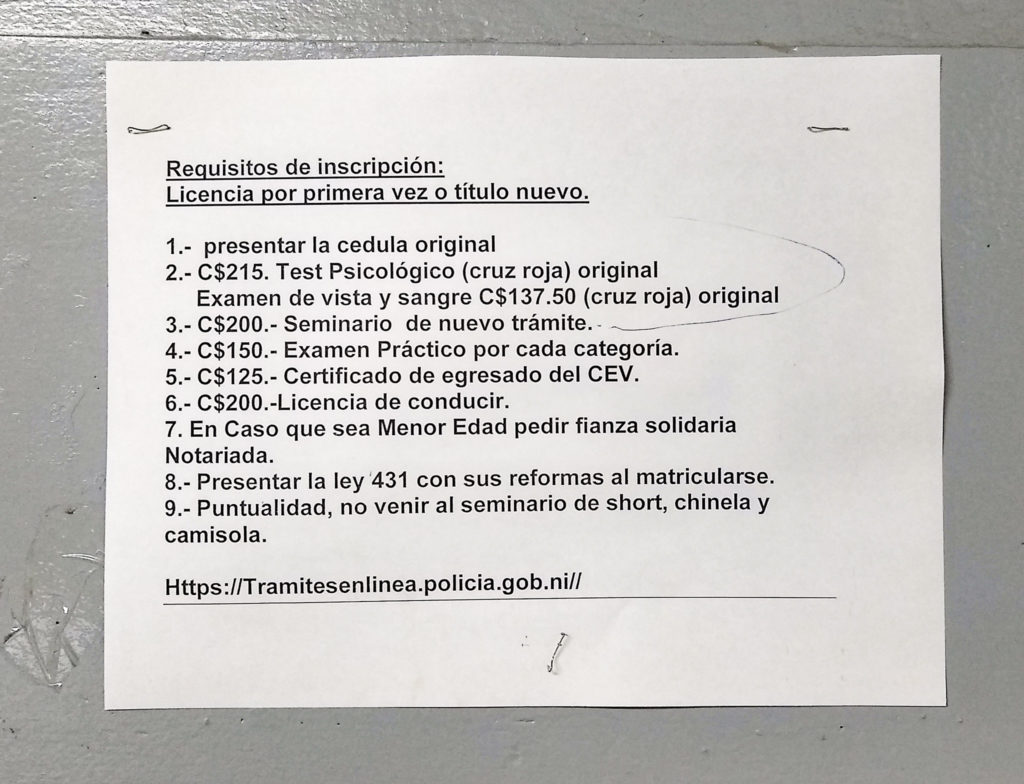 How to Get a Driver's Licence in Nicaragua | In Nica Now